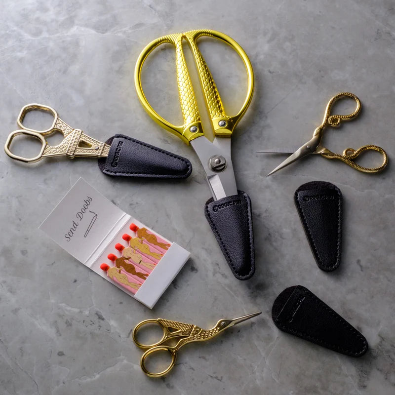 Rogue Paq - Gold-Tone Scissors | Python – Revival